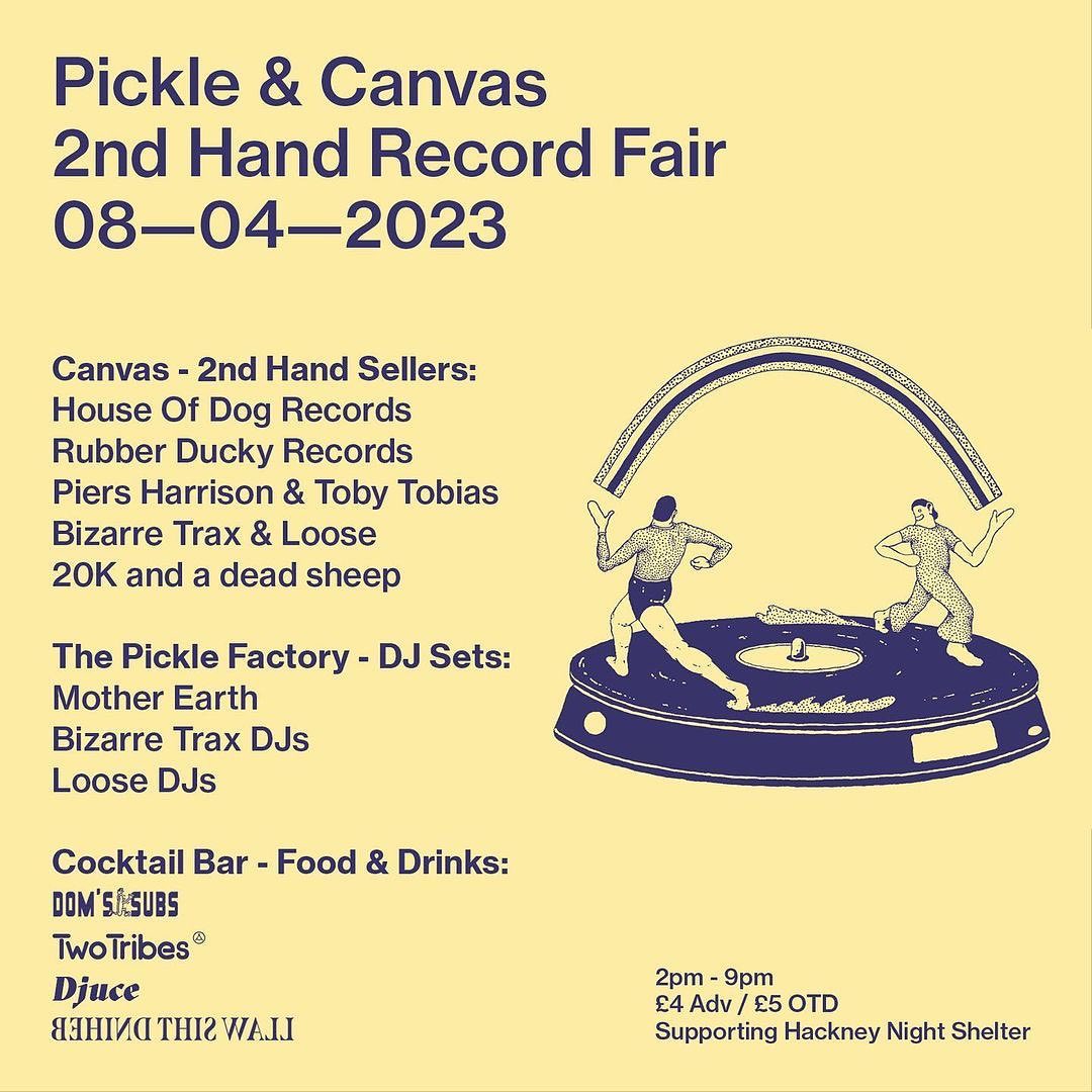 Things to Do in London > Pickle & Canvas 2nd Hand Record Fair – Two Tribes